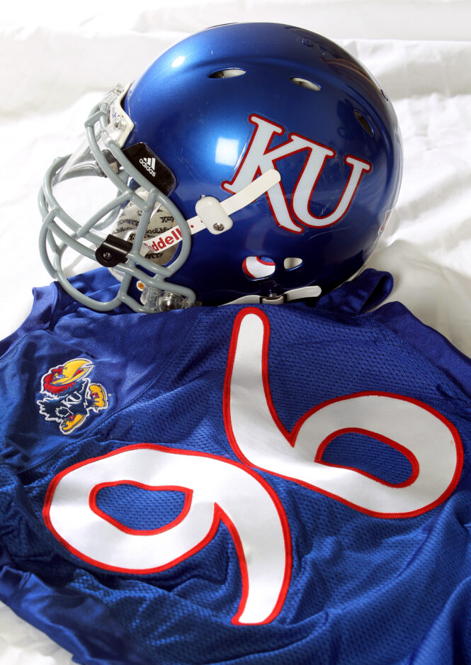 KU football uniforms to change in 2010 - KU Sports
